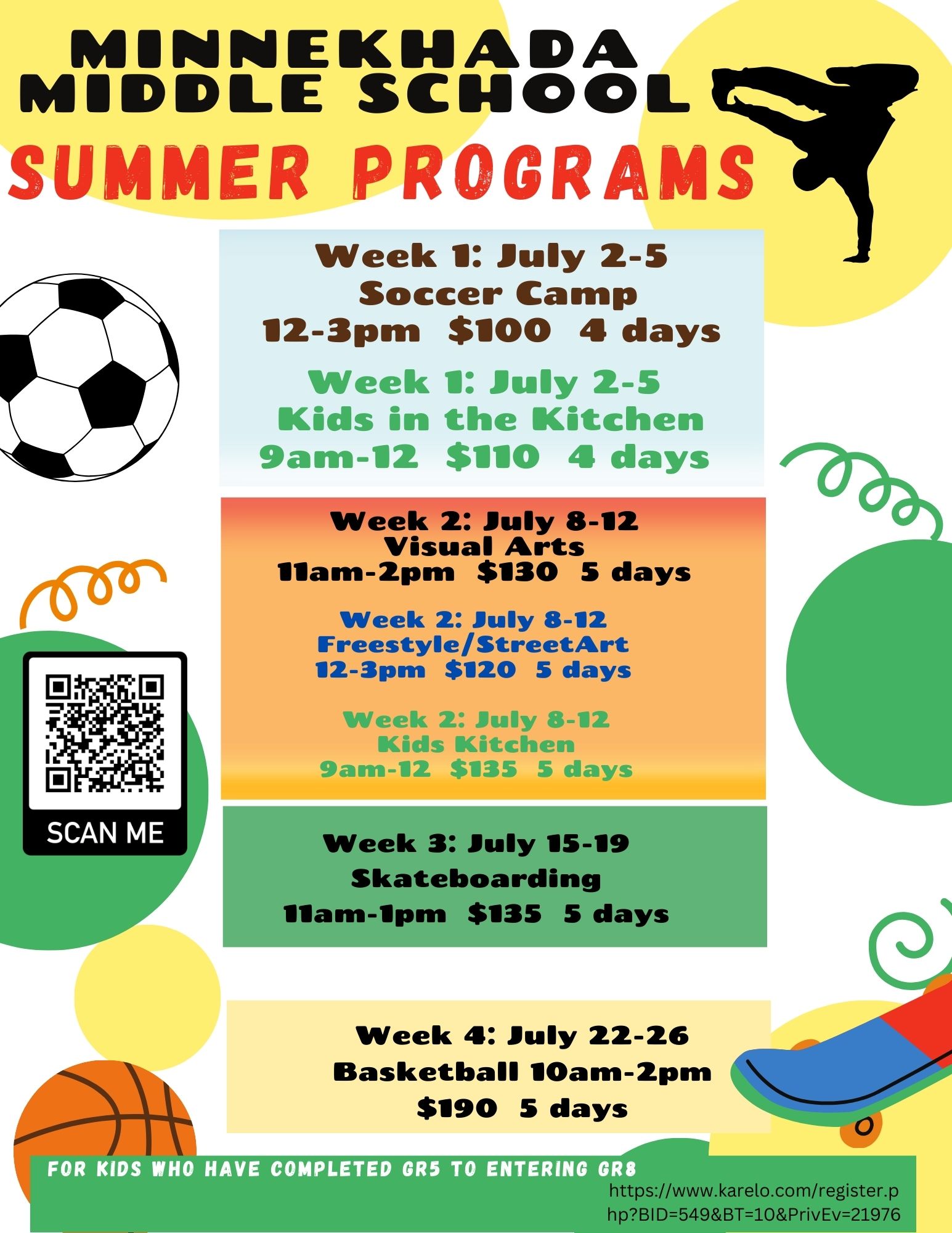 Camps - Minnekhada Middle School