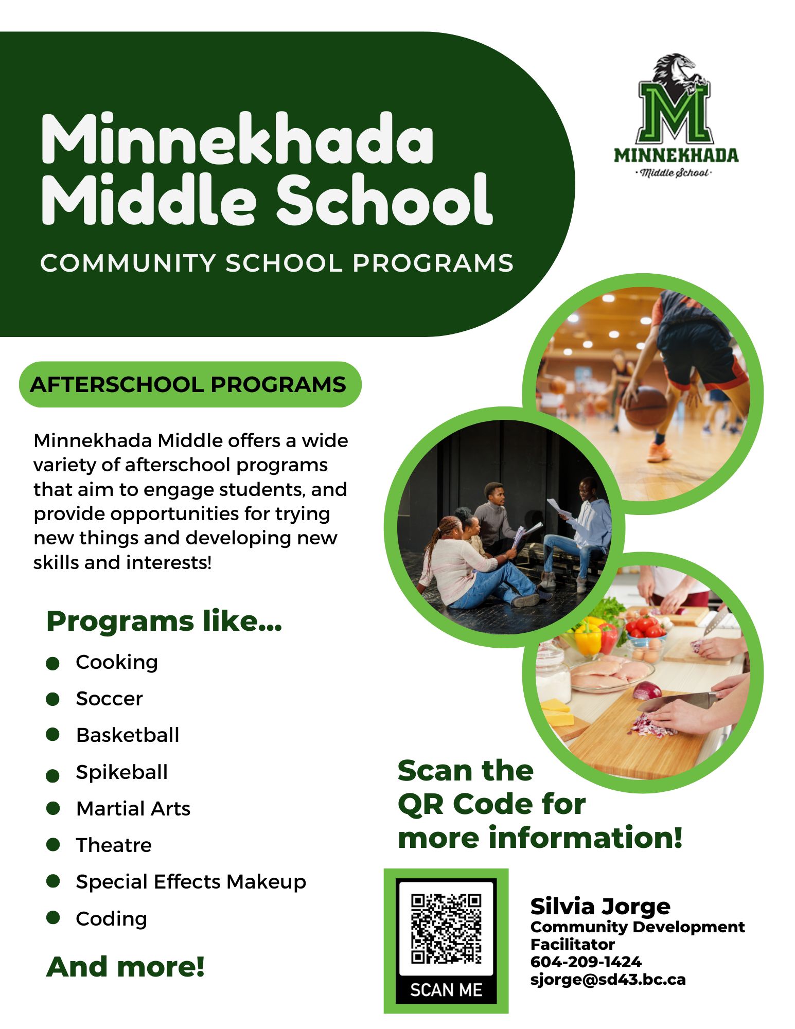After School Programs - Minnekhada Middle School